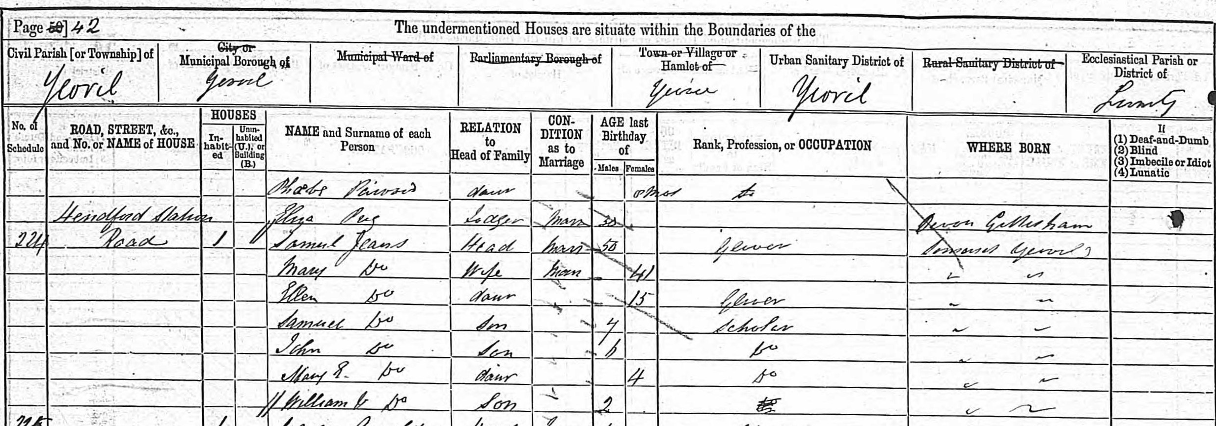George Painter & Frances Elizabeth Coller Marriage & Baptism of William ...