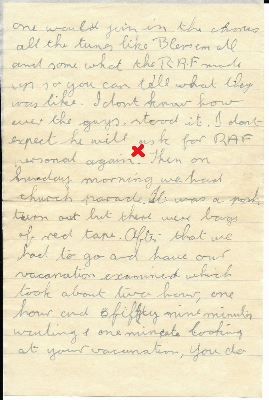 Letter from Jack “We’ll Meet Again”