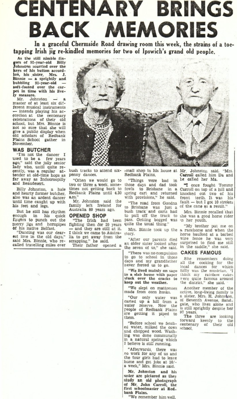 John Binnie and Family, Queensland, Australia